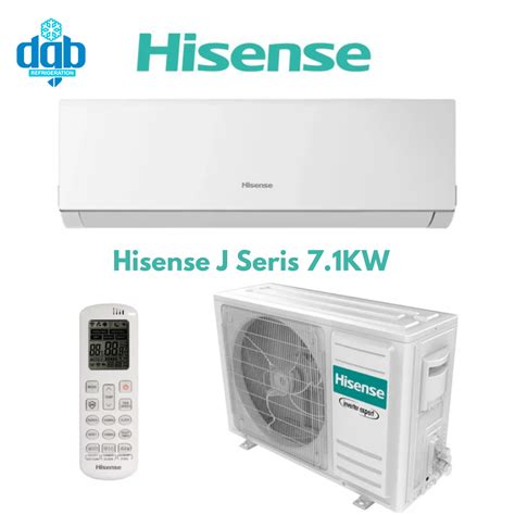 Hisense 7 1kw Split System J Series Air Conditioner Hawj24kr Set