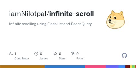 GitHub IamNilotpal Infinite Scroll Infinite Scrolling Using