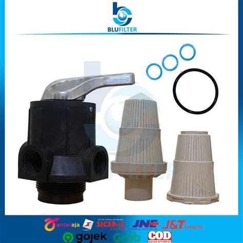 Jual Kepala 3 Way Valve Tabung Frp 1054 1354 25 Inch Manual Runxin