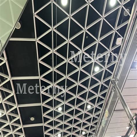 Grille Triangulaire De Plafond En Aluminium Grille De Plafond En