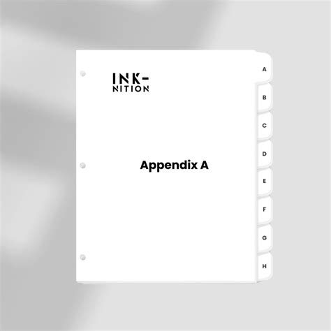 Custom Printed Tab Dividers 100 Quality Print Online