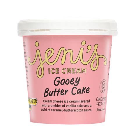 Jenis Gooey Butter Cake Ice Cream 16 Fl Oz Gooey Butter Cake Cake