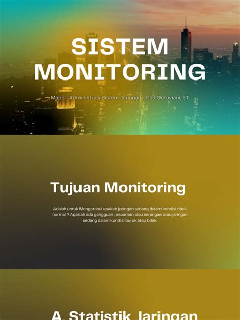 Bab 6 Sistem Monitoring Jaringan Mapel Asj Kls 12 Pdf