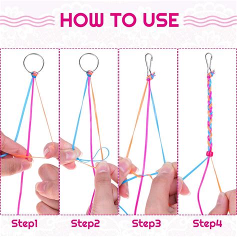 Plastic Lacing Patterns For Keychains