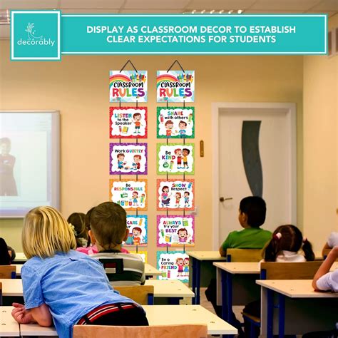 Hanging Class Rules Poster Classroom Decor For Bahrain Ubuy