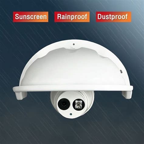 Cctv Camera Cover Waterproof Rainproof Wall Rain Sun Shield Anti Glare Side Cctv Dome Turret Box
