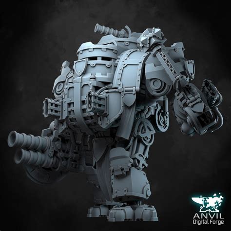 Digital Medieval Modular Mech Anvil Industry Digital Forge Stl For
