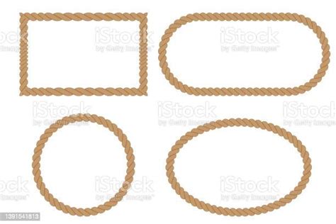 빈티지 로프 프레임 어떤 목적으로든 훌륭한 디자인 벡터 원활한 배경 벡터 일러스트레이션 스톡 이미지 밧줄에 대한 스톡 벡터 아트 및 기타 이미지 Istock