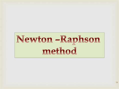 Root Of Non Linear Equations Pptx