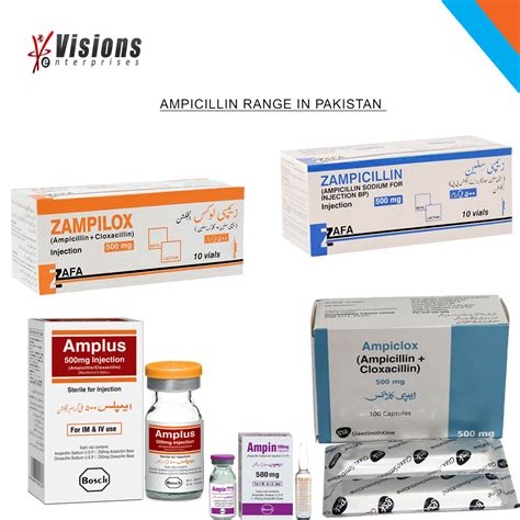 Ampicillin Mg Injections Tablets All Range Available Visions Enterprises