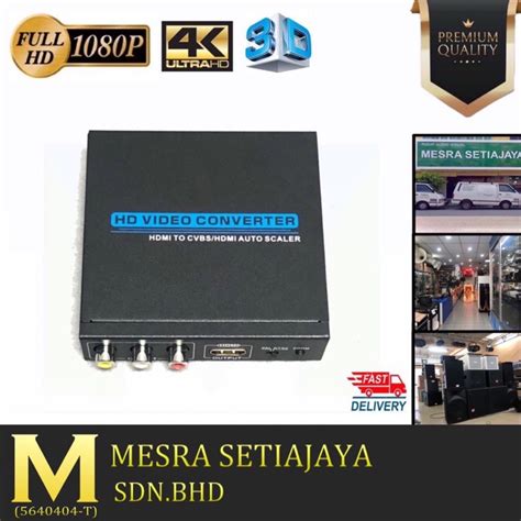 HDMI TO CVBS Video Converter HDMI Input HDMI AV Output Synchronous Composite Video Splitter