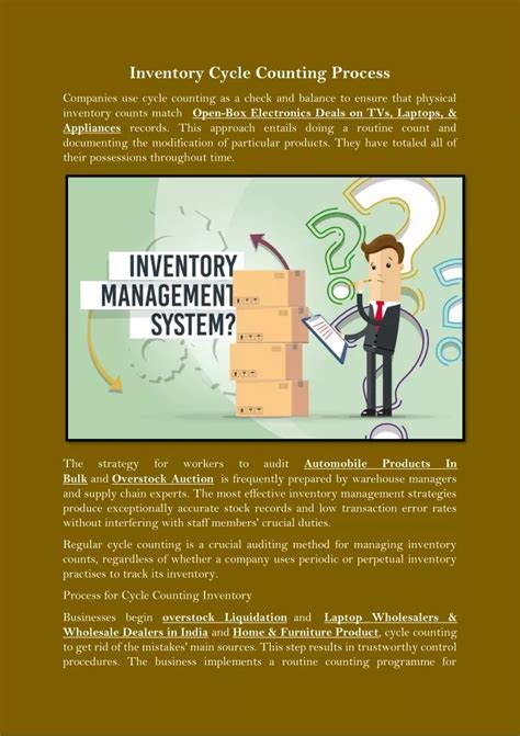 Ppt Inventory Cycle Counting Process Powerpoint Presentation Free