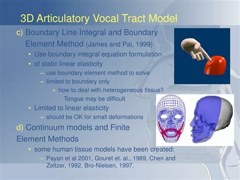 Ppt 3d Computer Simulation Of The Human Vocal Tract Powerpoint