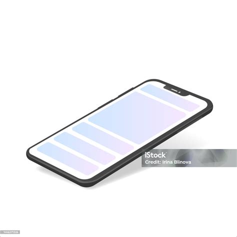 현실적인 스마트 폰 모형 프레젠테이션 템플릿에 대한 장치 Ui Ux 모형입니다 빈 디스플레이 격리 된 템플릿 전화 다른 각도
