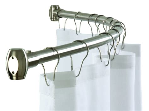Bradley 9530 Curved Shower Curtain Rod Partition Plus