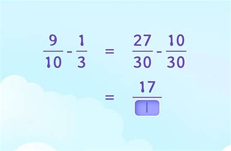 Adding And Subtracting Fractions Games Online