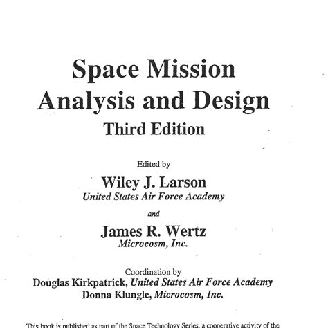 Space Mission Analysis And Design 3rd Edition 2005 Pdf Docdroid