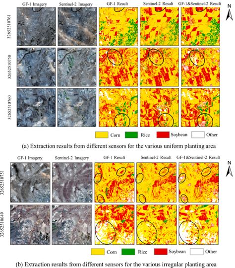 Crop Mapping Via Different Satellite Data In Various Planting Patterns Download Scientific