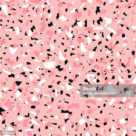 기하학적 베이지 테라초 매끄러운 패턴 추상적인 다채로운 현대 배경 웹 과 인쇄를위한 스톤 패션 디자인 베네치아 타일 바닥집 장식 혼란스러운 파스텔 텍스처 0명에 대한 스톡