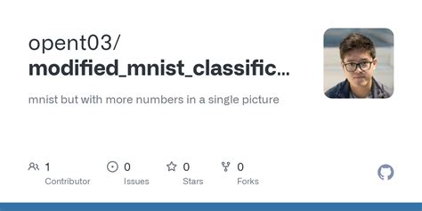 GitHub Opent03 Modified Mnist Classification Mnist But With More Numbers In A Single Picture