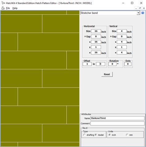 Solved Hatch Pattern 4x16 13 Stepoffset Autodesk Community