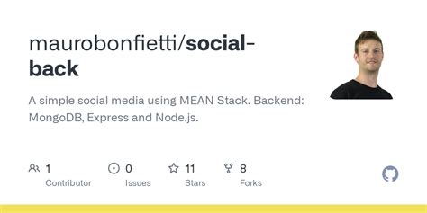 GitHub Maurobonfietti Social Back A Simple Social Media Using MEAN