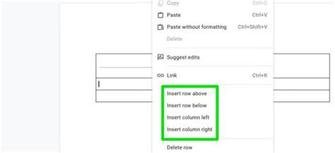 How To Add And Edit A Table In Google Docs