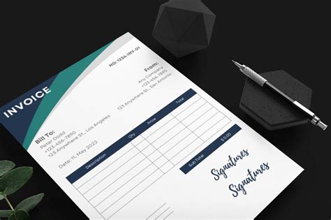 Invoice PDF Template Etsy