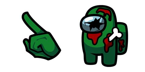 Among Us Zombie Character Cursor Custom Cursor