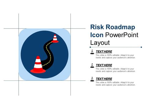Risk Roadmap Icon Powerpoint Layout Presentation Powerpoint Diagrams