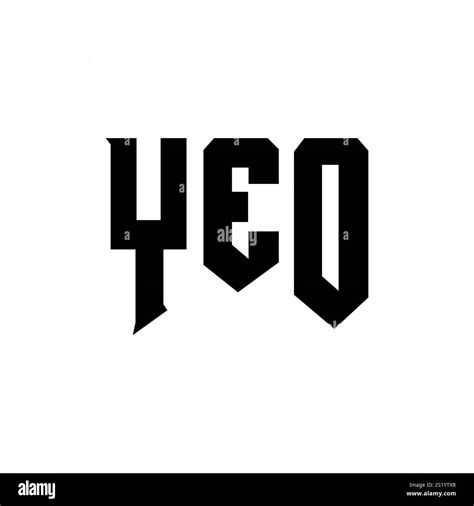 Yeo Letter Logo Design For Technology Company Yeo Logo Design Black