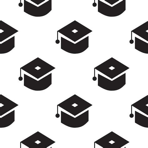 졸업 모자 아이콘 그림 프리미엄 벡터
