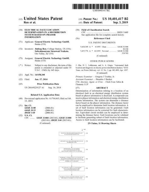 Electrical Fault Location Determination In A Distribution System Based