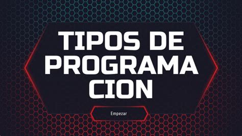 Tipos De Programacion Genially