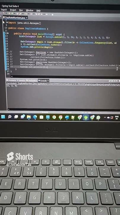 Duplicate Numbers Using Stream Java8 Youtube