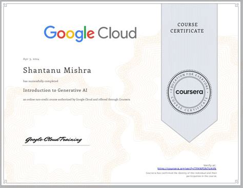 Shantanu Mishra On Linkedin Im Happy To Share That Ive Completed Introduction To Generative