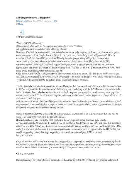 sap implementation process pdf business process server computing