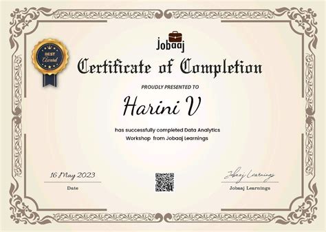 Harini V On Linkedin Happy To Share That I Have Completed 2 Days Data Analytics Workshop