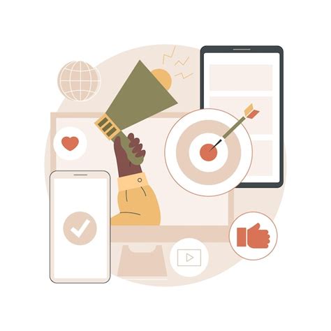Premium Vector Multi Device Targeting Abstract Illustration