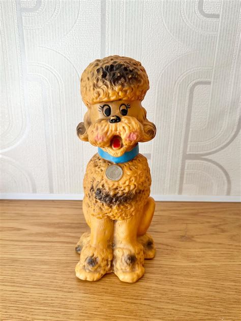 Rubbertoys Vintage Squeak Poodle Made In Italy Etsy