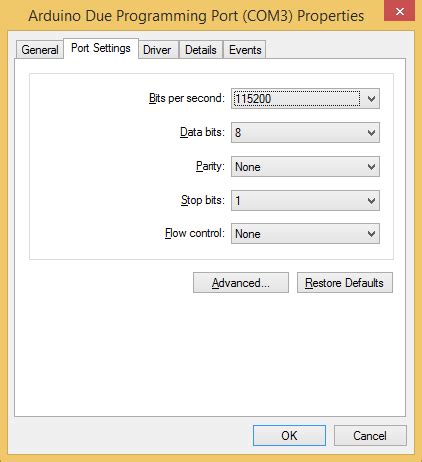 Arduino Due Programming Port Device Cannot Start Due Arduino Forum