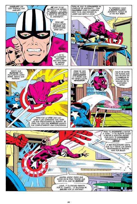 Galicia Comic Marvel Gold Capitan America La Muerte De Craneo Rojo