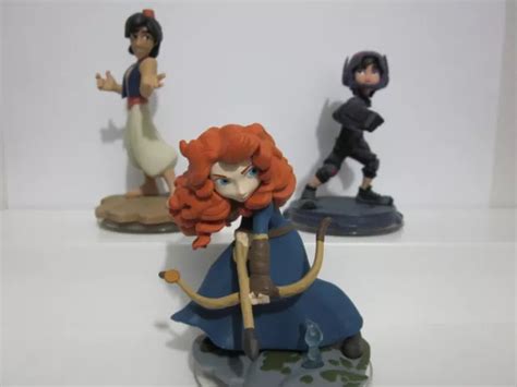 Disney Infinity Hiro Hamada Big Hero Brave Merida Aladdin Figures Picclick Uk
