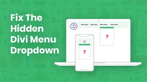 How To Fix The Hidden Divi Menu Module Dropdown Submenu And Mobile Menu In The Theme Builder