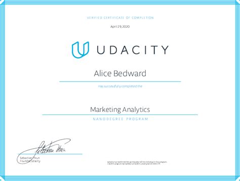 My Udacity Nanodegree Certificates Onlinecourseing
