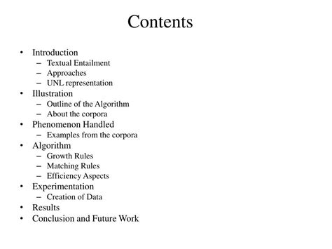 Ppt Cs626 449 Lecture 29 Recognizing Textual Entailment Using The