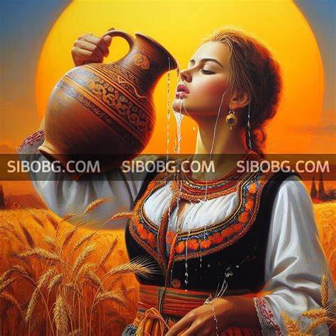 Диамантен гоблен Вода и Жътва Творчески комплекти за ръчна изработка Български