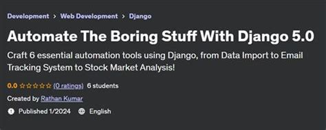 Automate The Boring Stuff With Django 50 Scriptmafiaorg Download