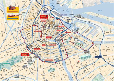 City Sightseeing Amsterdam Karte Amsterdam City Sightseeing Karte