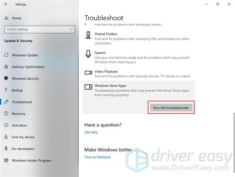 Fixed Microsoft Store Won T Open Driver Easy